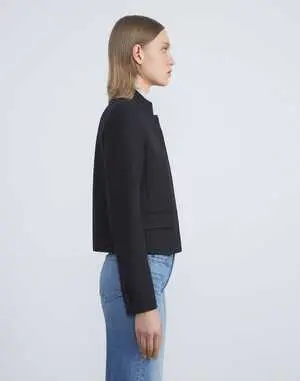 Lafayette 148 New York Lex Jacket In Italian Double Face Wool