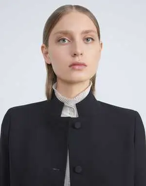 Lafayette 148 New York Lex Jacket In Italian Double Face Wool