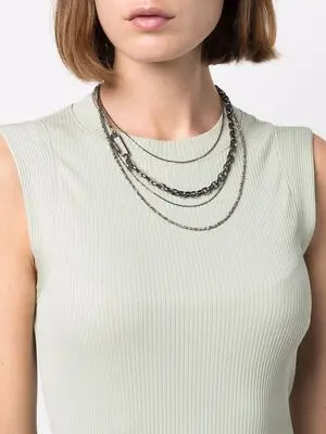 Brunello Cucinelli Layered Multi-chain Necklace