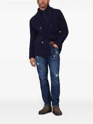 Brunello Cucinelli Embroidered Jeans - Blue