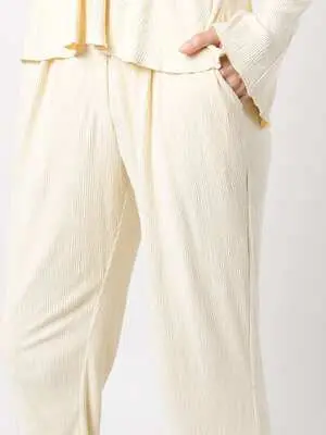 Simkhai Plissé Straight-leg Trousers
