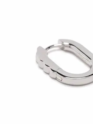 MARIA BLACK Woods Single Hoop Earring - Silver