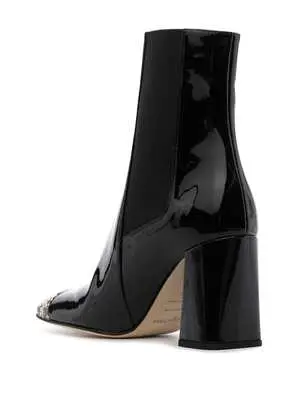 SERGIO ROSSI Contrasting Toecap Boots
