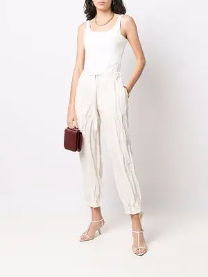 JIL SANDER Crinkle-effect Trousers