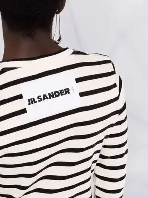 JIL SANDER Striped Ong-seeve T-shirt