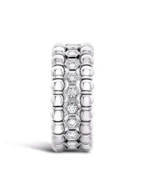 PRAGNELL 18kt White Gold Bohemia Diamond Expandable Ring - Silver