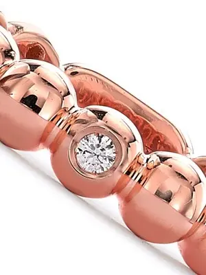 PRAGNELL 18kt Rose Gold Bohemia Diamond Ring - Pink