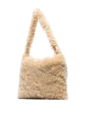ERL Shearling Messenger Bag