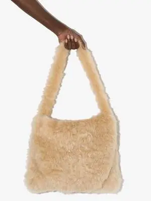 ERL Shearling Messenger Bag