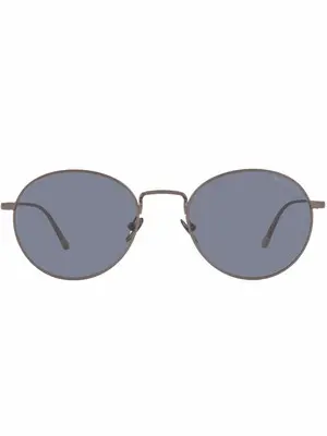 Giorgio Armani Round-frame Sunglasses - Metallic
