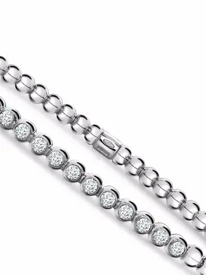 PRAGNELL 18kt White Gold Diamond Bohemia Bangle