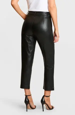 Commando Faux Leather Tapered Trousers