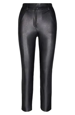 Commando Faux Leather Tapered Trousers
