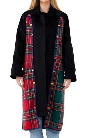 GREY LAB Longline Reversible Coat