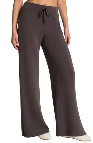 Spanx Airessentials Wide Leg Pants - Dark Cacao