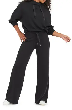 Spanx Airessentials Wide Leg Pants - Very Black