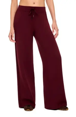 Spanx Airessentials Wide Leg Pants - Vino