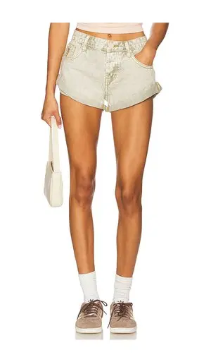 ONETEASPOON Bandits Low Waist Denim Short - Antique Khaki