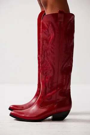 Women's Western Inspired Knee High Boots