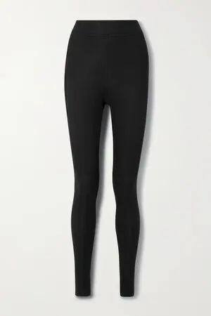 ATM Anthony Thomas Melillo Ribbed Stretch-modal Jersey Leggings