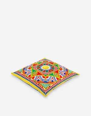 Dolce & Gabbana Canvas Cushion Medium - Multicolor