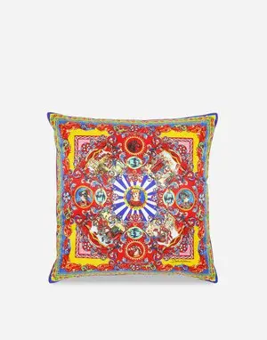 Dolce & Gabbana Silk Twill Cushion Medium - Multicolor