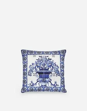 Dolce & Gabbana Silk Twill Cushion Small - Multicolor
