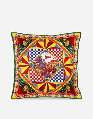 Dolce & Gabbana Duchesse Cotton Cushion Medium - Multicolor