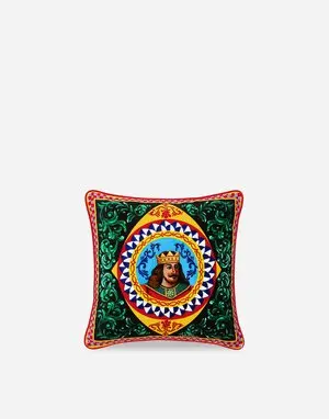 Dolce & Gabbana Velvet Cushion Small - Multicolor
