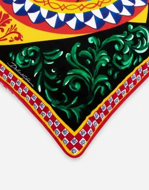 Dolce & Gabbana Velvet Cushion Small
