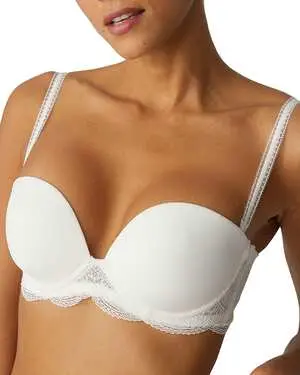 Simone Perele Karma Smooth Strapless Bra Ivory