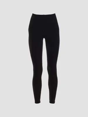 Commando Classic Velvet Leggings - Black