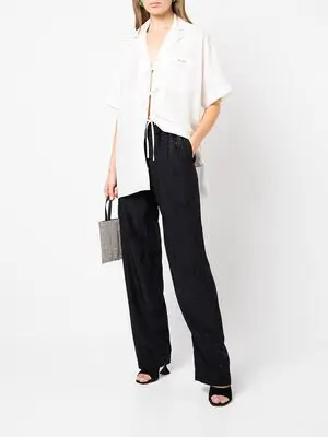 Alexander Wang Jacquard Pajama-style Shirt - White
