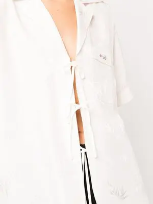 Alexander Wang Jacquard Pajama-style Shirt - White