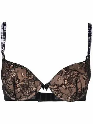 Dsquared2 Icon-strap Lace Bra