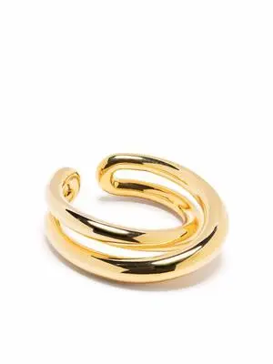 Charlotte Chesnais Initial Open Detail Ring - Gold