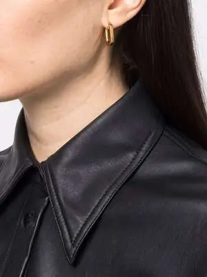 MARIA BLACK Woods Huggies Earrings - Gold