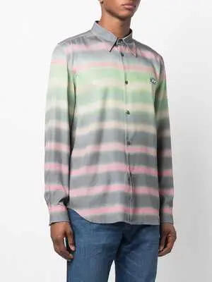 DIESEL® Striped Button-up Shirt