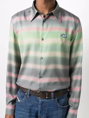 DIESEL® Striped Button-up Shirt