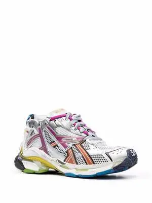 Balenciaga Runner Panelled Low-top Sneakers - White