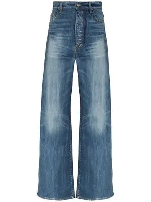 Amiri Baggy Wide-leg Jeans - Blue