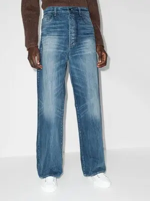 Amiri Baggy Wide-leg Jeans - Blue