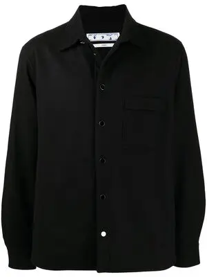 Off-white Shirt Jacket Overshirts For Men