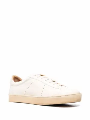 Eleventy Low-top Leather Sneakers