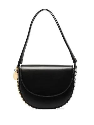 Stella McCartney Frayme Medium Shoulder Bag - Black