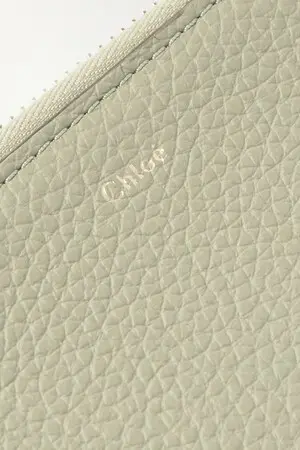 Chloé Net Sustain Alphabet Textured-leather Wallet