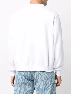 Gcds Logo-print Crew Neck Sweatshirt