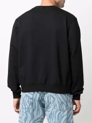 Gcds Logo Print Crewneck Sweatshirt