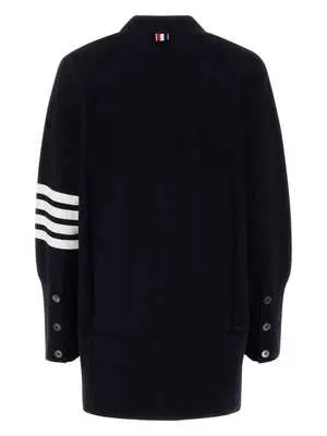 Thom Browne 4-bar Knitted Cardigan - Blue