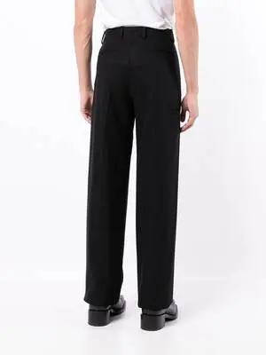 Off-White Mid-rise Tailored Trousers - Black